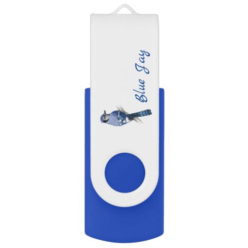 Blue Jay Flash Drive | Zazzle