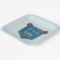 Blue Jean Denim It's a Boy Baby Shower Paper Plates | Zazzle