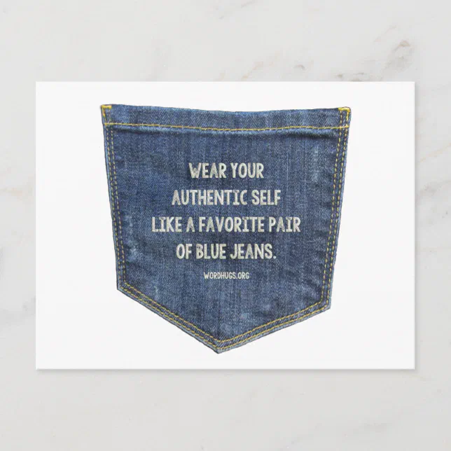 Blue Jeans Postcard | Zazzle
