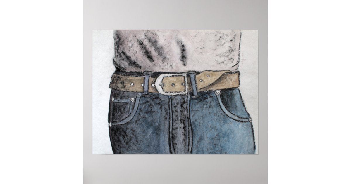 Blue jeans poster | Zazzle