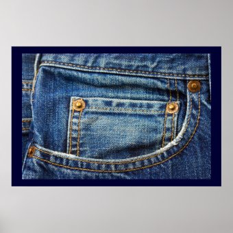 Blue Jeans Poster | Zazzle