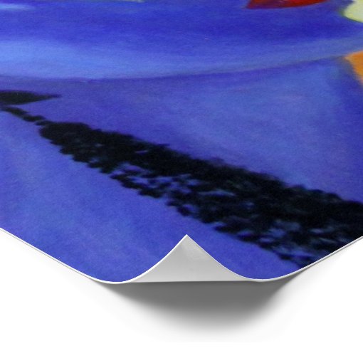 Blue Lady Poster | Zazzle