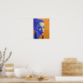 Blue Lady Poster | Zazzle
