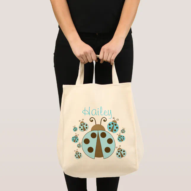 Blue Ladybug Tote Bag | Zazzle