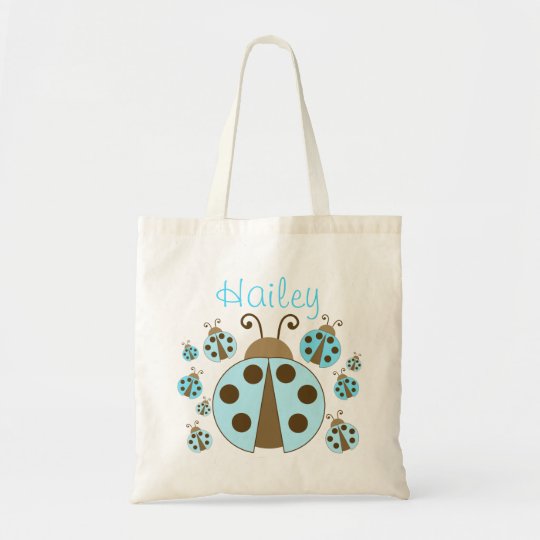 Blue Ladybug Tote Bag | Zazzle.com