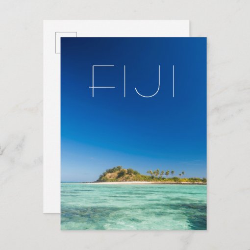 Blue Lagoon Seascape, Fiji Postcard | Zazzle