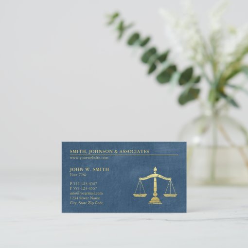 Blue Lawyer Scales of Justice Law Firm Appointment | Zazzle