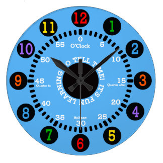 Blue Wall Clocks | Zazzle