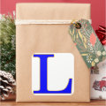 Blue Letter L Sticker | Zazzle
