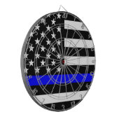 Blue Line US Flag Dartboard | Zazzle