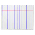 blue lined notepad with margin | Zazzle
