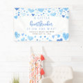 Blue Little Heartbreaker Valentine Baby Shower Banner | Zazzle