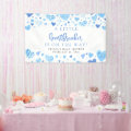 Blue Little Heartbreaker Valentine Baby Shower Banner | Zazzle