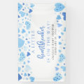 Blue Little Heartbreaker Valentine Baby Shower Banner | Zazzle