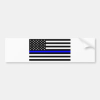 Thin Blue Line Stickers | Zazzle