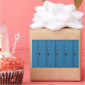 Blue Locker Doors Rectangular Sticker | Zazzle