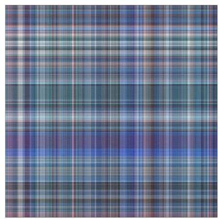 Colorful Madras Plaid Stripes Print Pattern Fabric | Zazzle