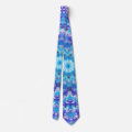 Blue Mandala Neck Tie | Zazzle