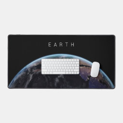 Blue Marble in Space Planet Earth Desk Mat | Zazzle