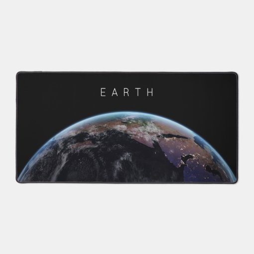 Blue Marble in Space Planet Earth Desk Mat | Zazzle