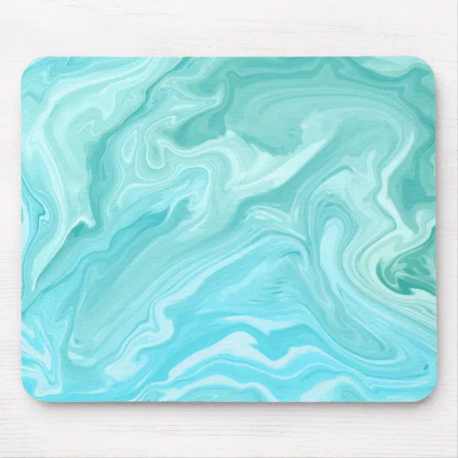 Blue Marble Pattern Mouse Pad | Zazzle