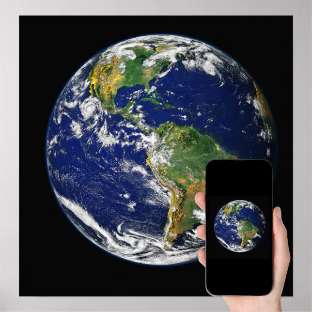 Blue Marble Poster | Zazzle