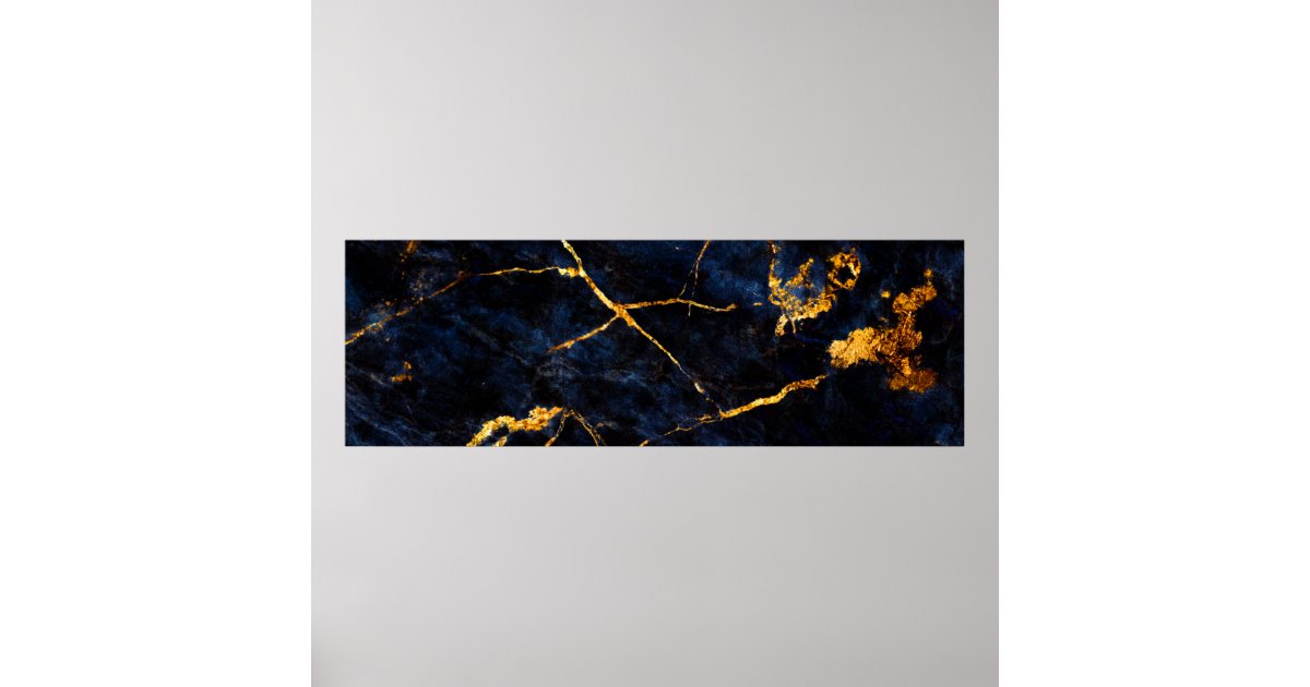 Blue marble texture background, Italian marble sla Poster | Zazzle