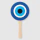 Blue Mati Evil Eye symbol wedding hand fans | Zazzle