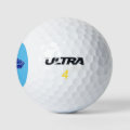 Blue Matuka streamer, fly fishing, fly tying art Golf Balls | Zazzle