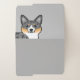 Blue Merle Cardigan Welsh Corgi Cartoon Dog File Folder | Zazzle