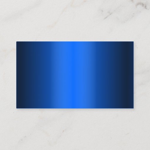 Blue Metal Financial Advisor Business Card | Zazzle