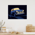 Blue Mini Poster | Zazzle