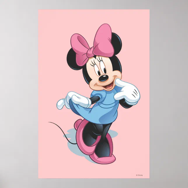 Blue Minnie | Sweet Poster | Zazzle