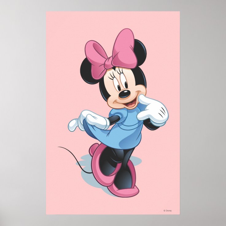 Blue Minnie | Sweet Poster | Zazzle