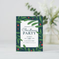Blue Mistletoe | Holiday Party Invitation | Zazzle