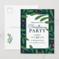 Blue Mistletoe | Holiday Party Invitation | Zazzle