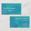 Blue Modern & Professional Business Card | Zazzle