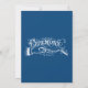 Blue Modern Typography Invite or Any Color | Zazzle