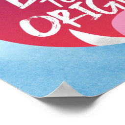 Blue Monster Boys Room Poster | Zazzle