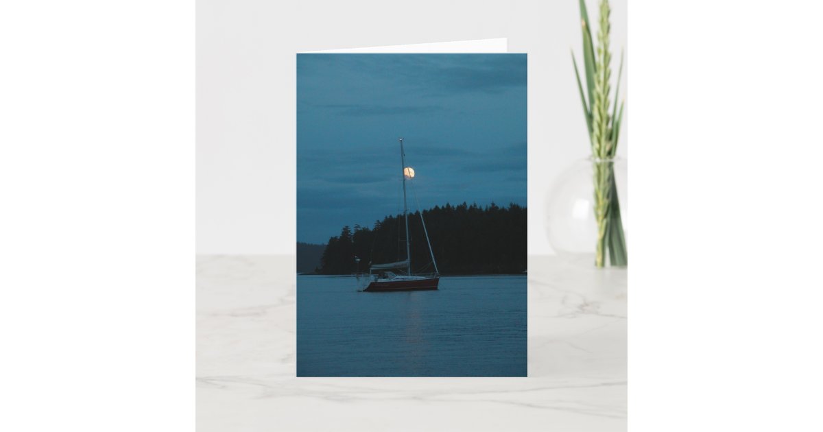 Blue Moon Card | Zazzle