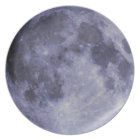 Full moon plate. Why? To freak out werewolves. Melamine Plate | Zazzle.com