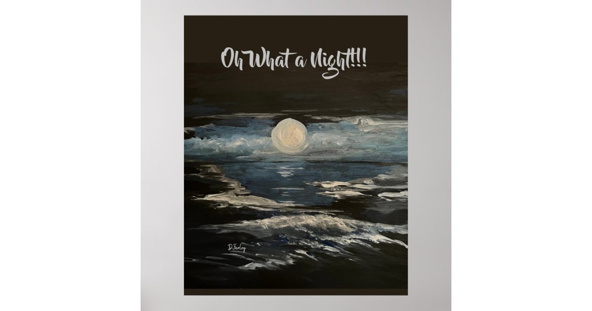 Blue Moon Poster | Zazzle