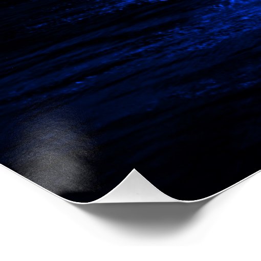 Blue Moonlight Sonata Poster | Zazzle