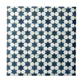 Star Pattern Ceramic Tiles | Zazzle