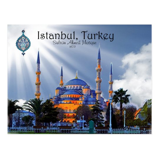 Blue Mosque- Istanbul Postcard | Zazzle.com