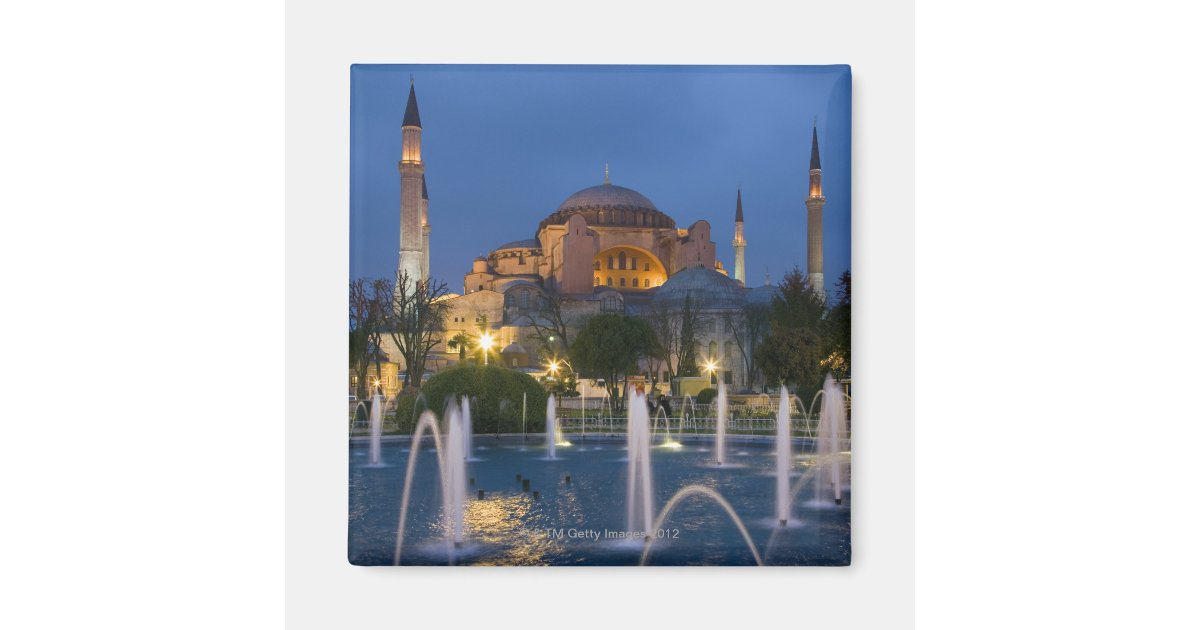 Blue mosque, Istanbul, Turkey Magnet | Zazzle