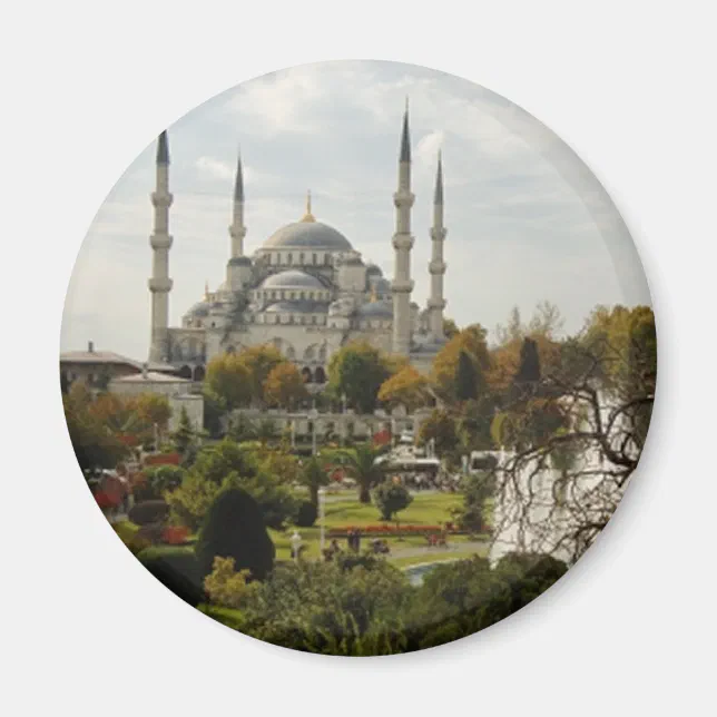 Blue Mosque Magnet | Zazzle