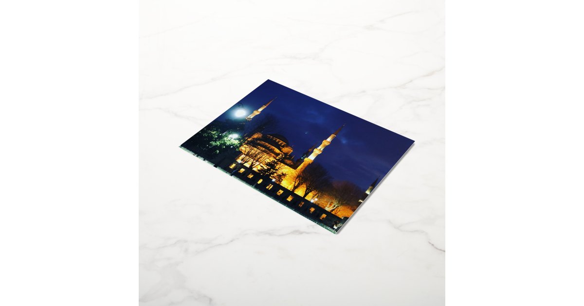 Blue Mosque Postcard | Zazzle