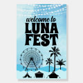 Blue Music Festival Welcome Sign | Zazzle