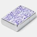 BLUE MUSIC NOTES ZIPPO LIGHTER | Zazzle